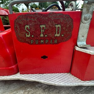 Vintage Structo SFD Pumper Fire Truck Engine - Etsy
