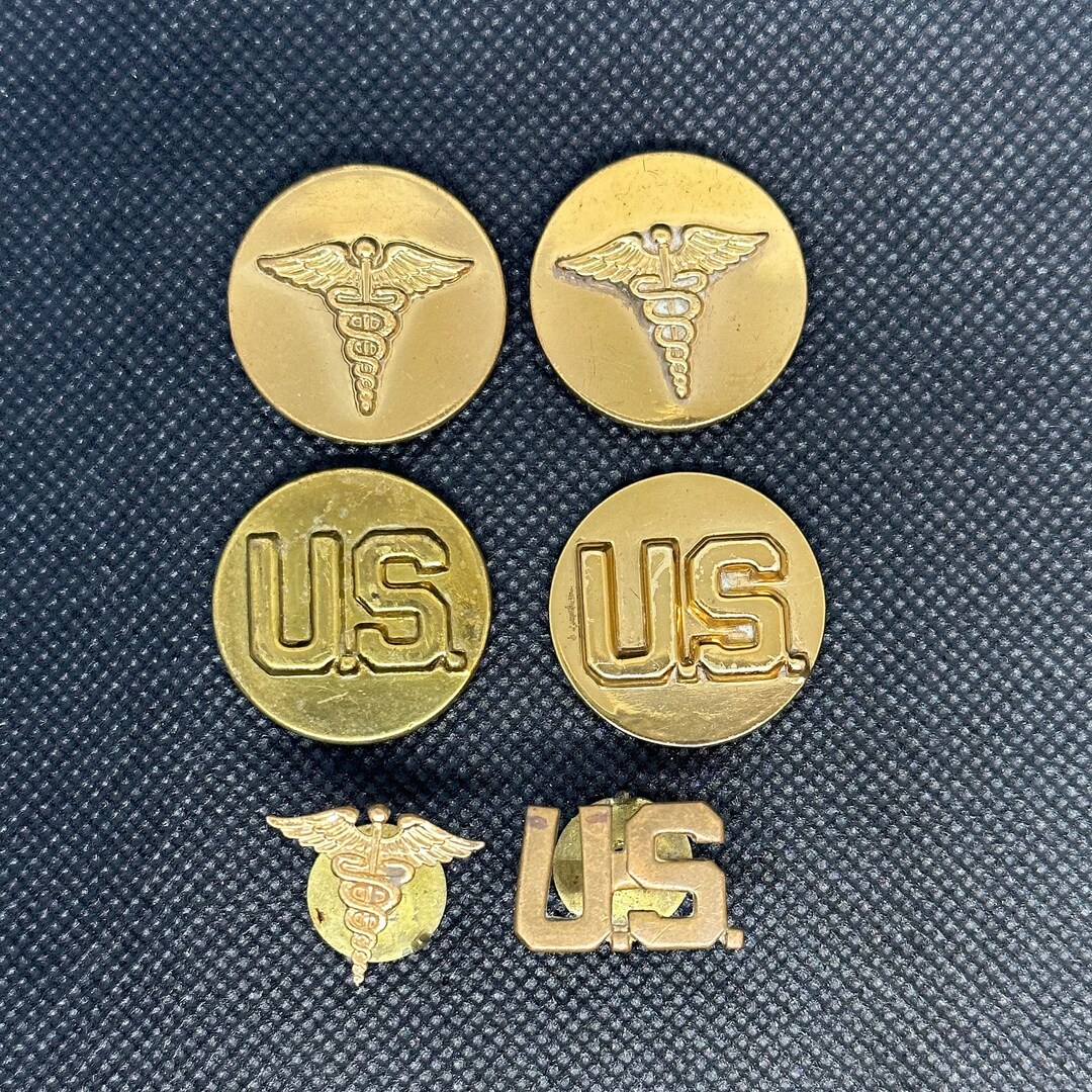 Six Vintage Military Pins 3 U.S and 3 Medical - Etsy