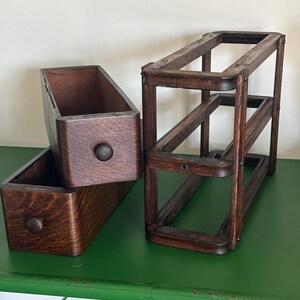 Stack of Two Antique Singer Sewing Machine Drawers, Unique Storage ...