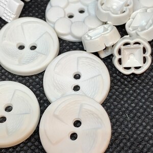 Vintage and Antique Craft Sewing Buttons off White - Etsy