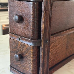 Stack of Two Antique Singer Sewing Machine Drawers, Unique Storage ...