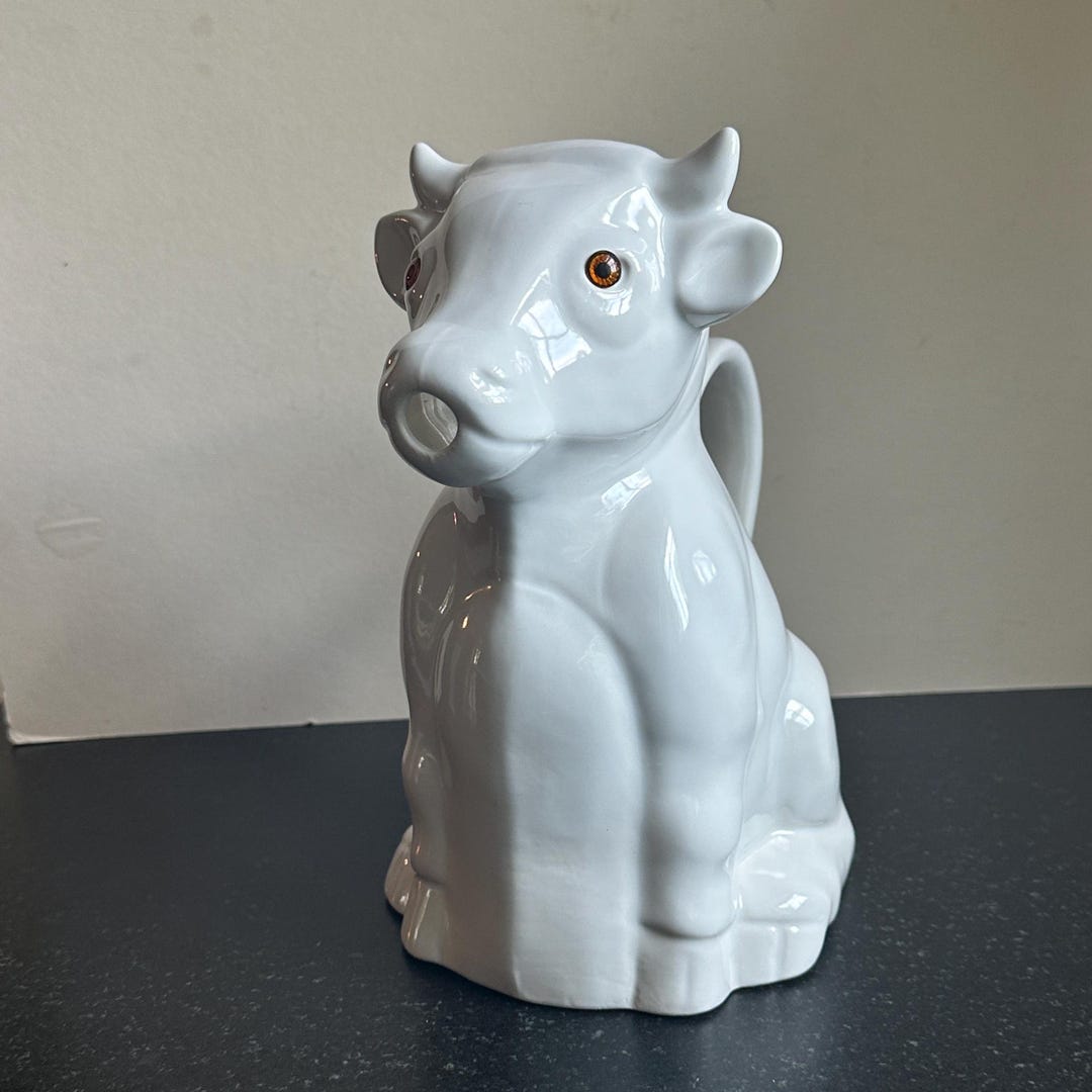 1970s Cow Pitcher by Marcia Ceramics - Etsy