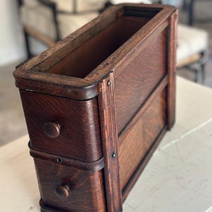 Stack of Two Antique Singer Sewing Machine Drawers, Unique Storage ...
