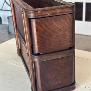 Stack of Two Antique Singer Sewing Machine Drawers, Unique Storage ...