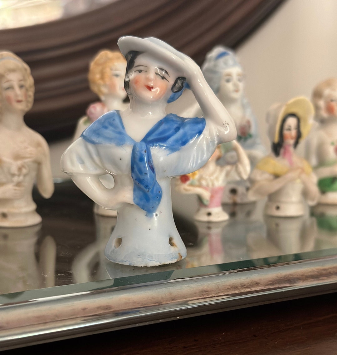 1920s-1930s Porcelain Half Lady Wisk Broom Figurine - Etsy UK