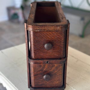 Stack of Two Antique Singer Sewing Machine Drawers, Unique Storage ...