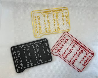 Aurebesh star Wars Language Decoder/translator Card - Etsy