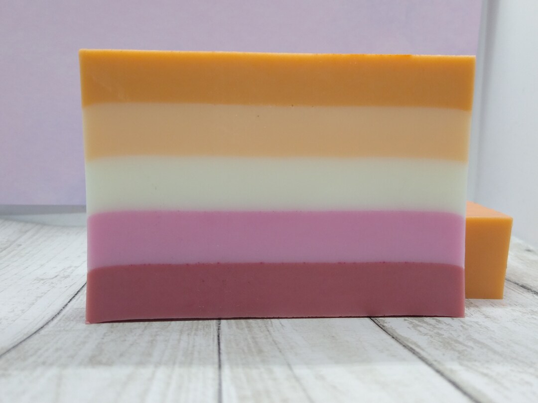 Lesbian Pride Soap | Handcrafted, Natural, Vegan, Customizable - Etsy
