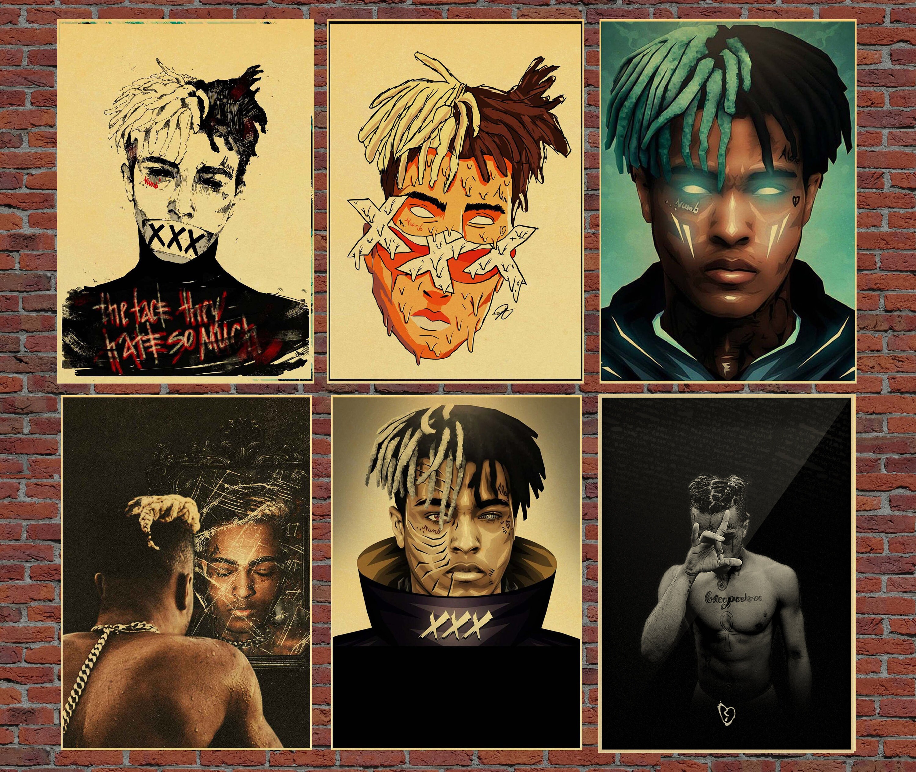 XXXTentacion Retro posters Home Décor Wall Décor Wall | Etsy
