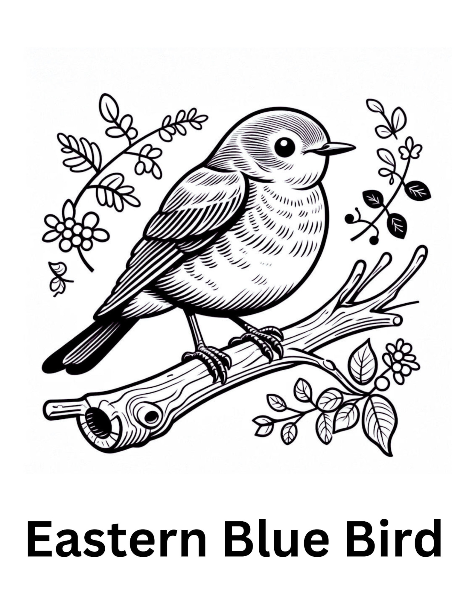 10 Bird Coloring Pages - Etsy