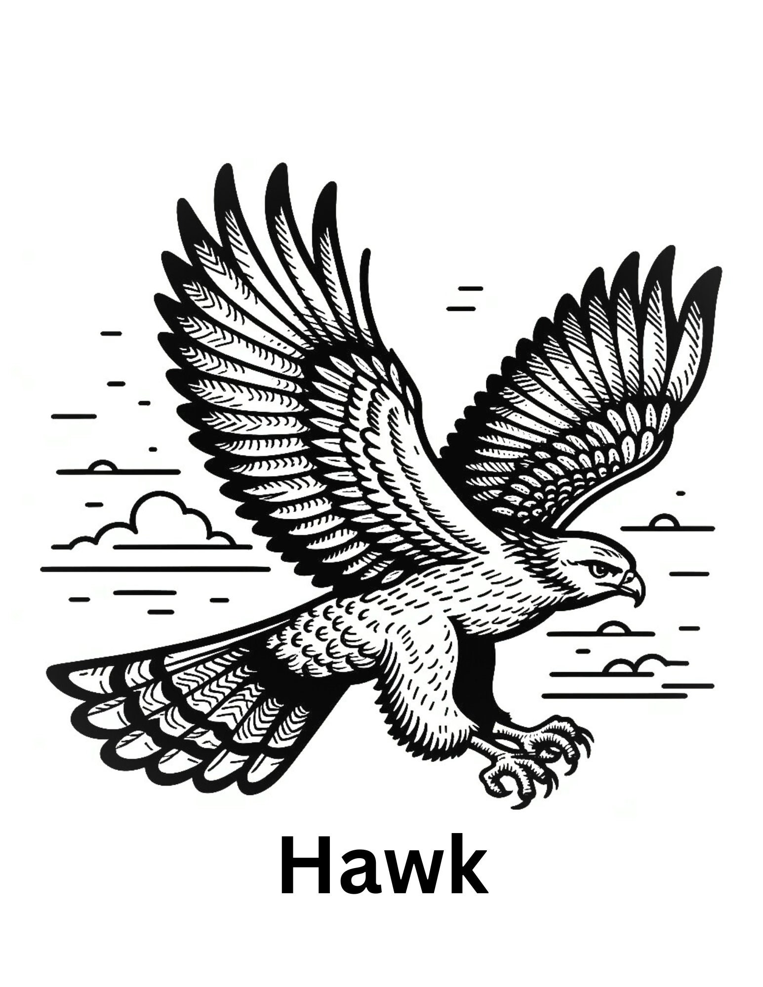 10 Bird Coloring Pages - Etsy
