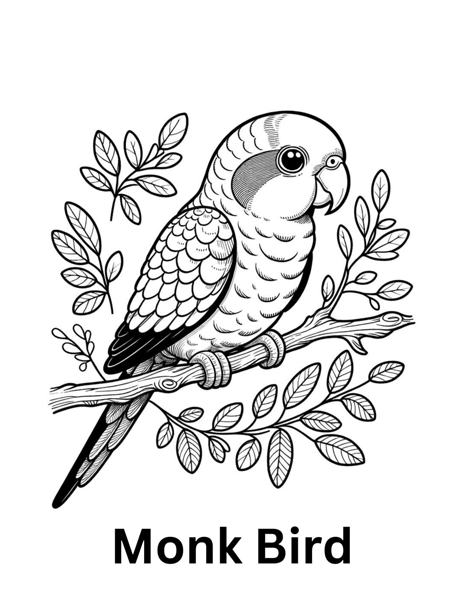 10 Bird Coloring Pages - Etsy
