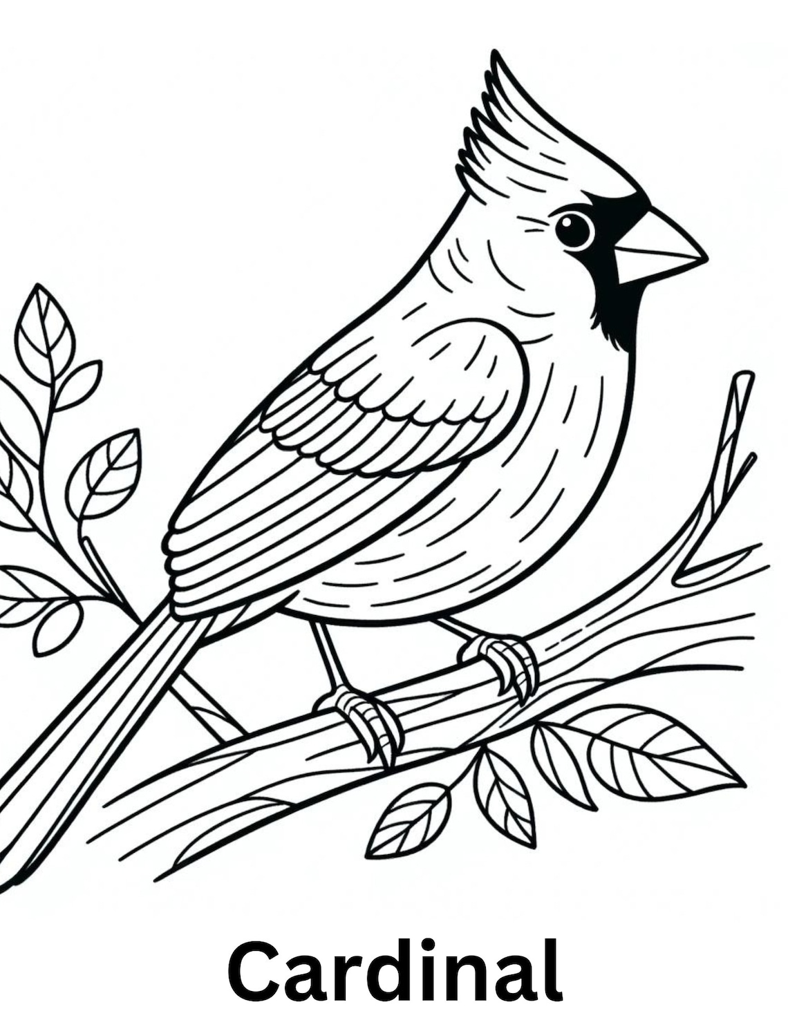 10 Bird Coloring Pages - Etsy