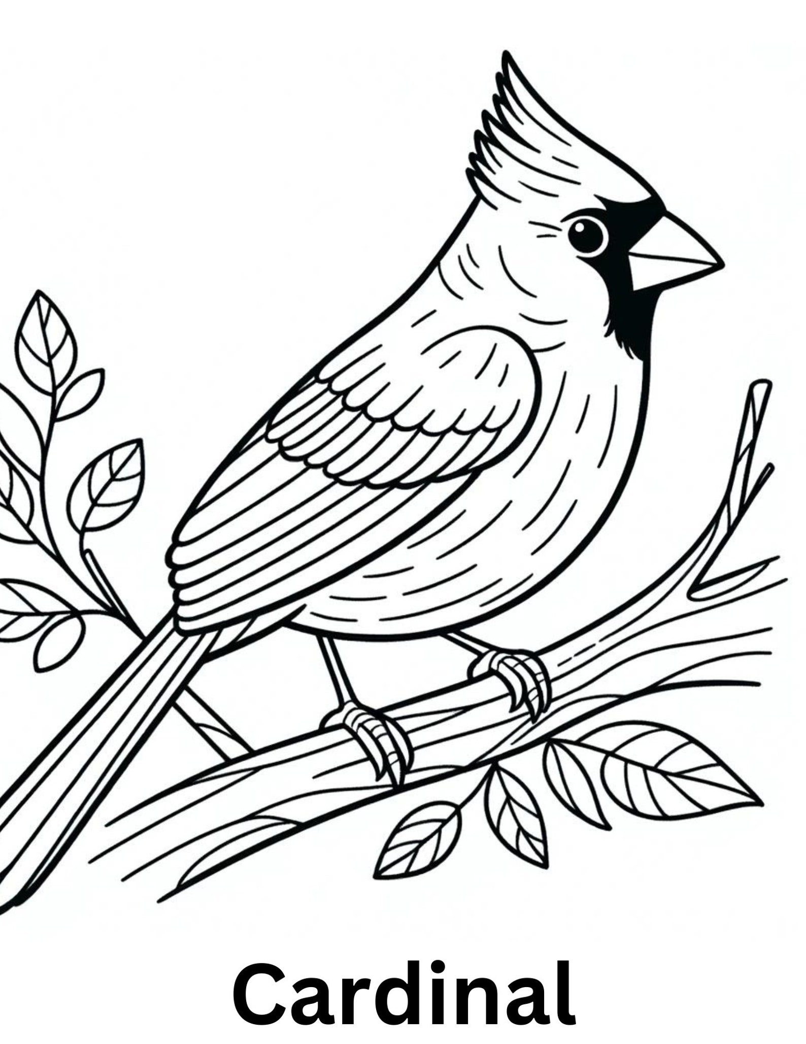 10 Bird Coloring Pages - Etsy
