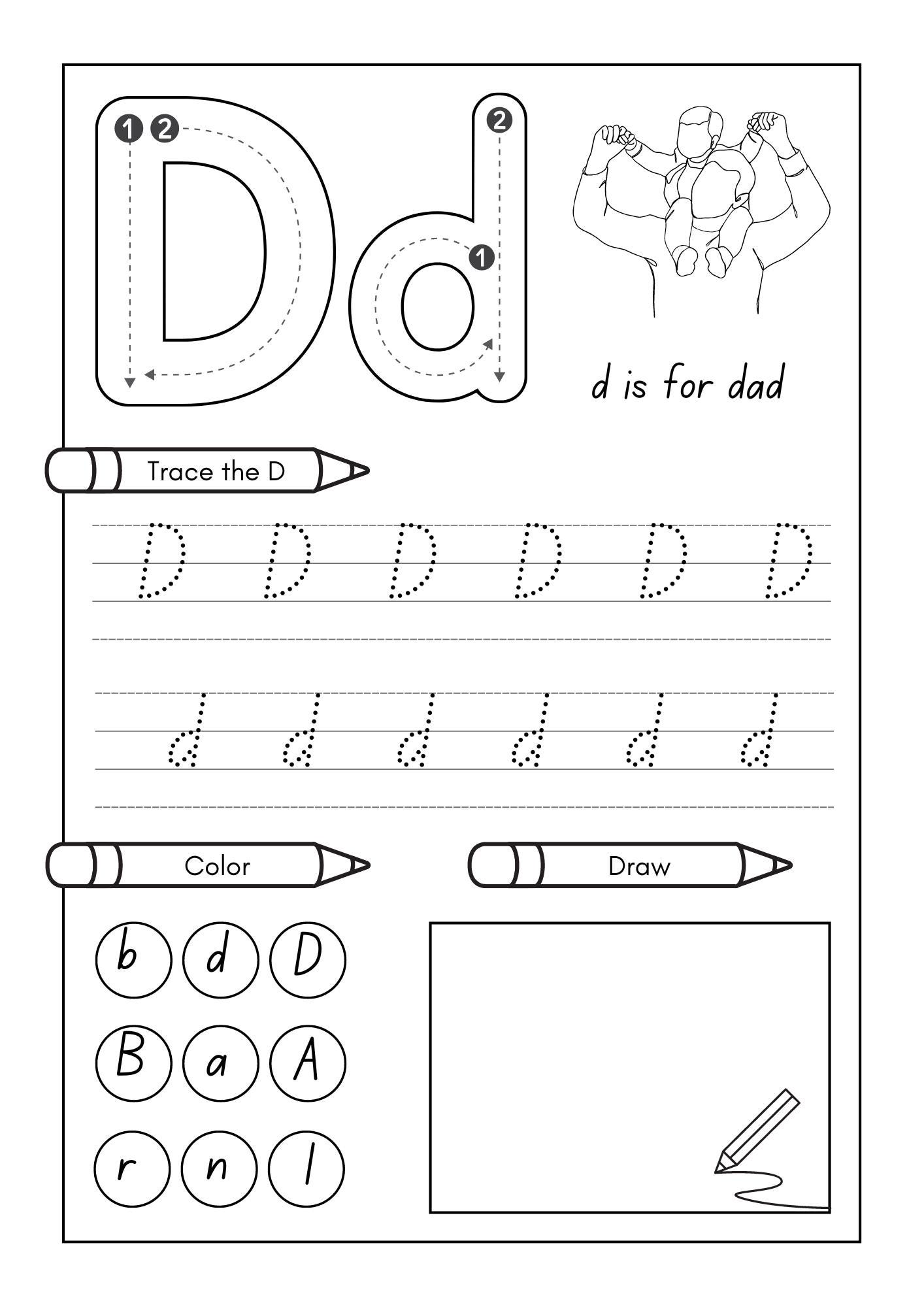 Alphabet 26 Worksheets for Kids Kindergarten - 1st Grade - Etsy