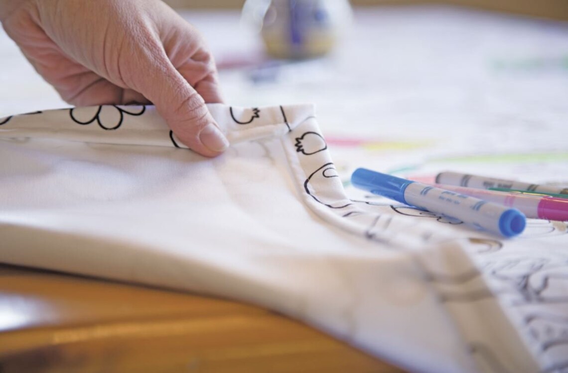 Food Fun Tablecloth Coloring Tablecloth Kids Tablecloth - Etsy