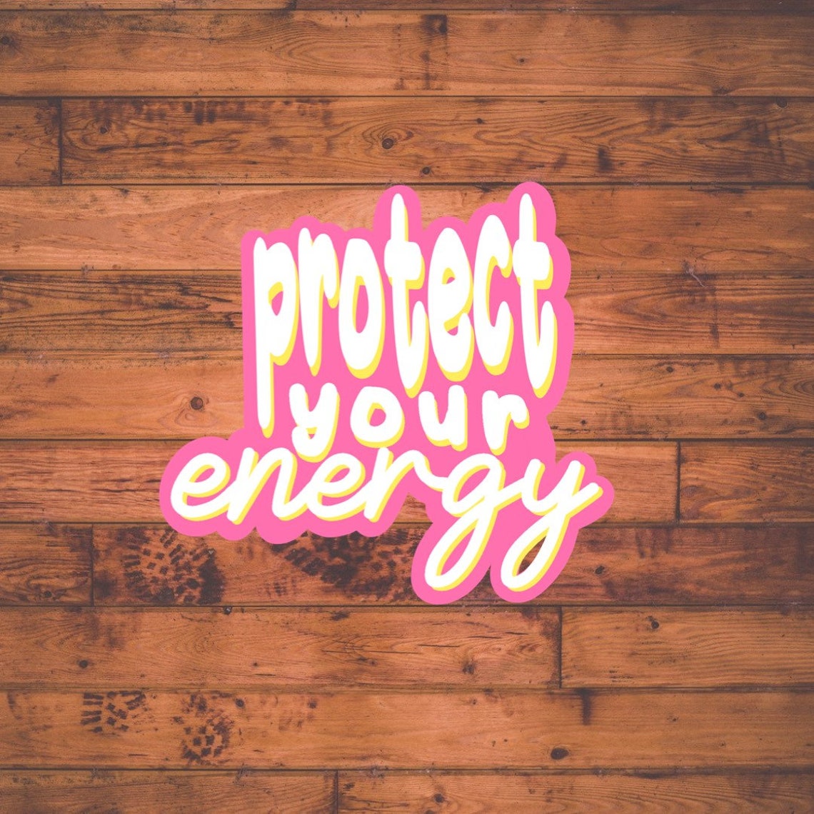 Positive Energy-protect Your Energy-waterproof Sticker | Etsy Positive Energy-protect Your Energy-waterproof Sticker | Etsy