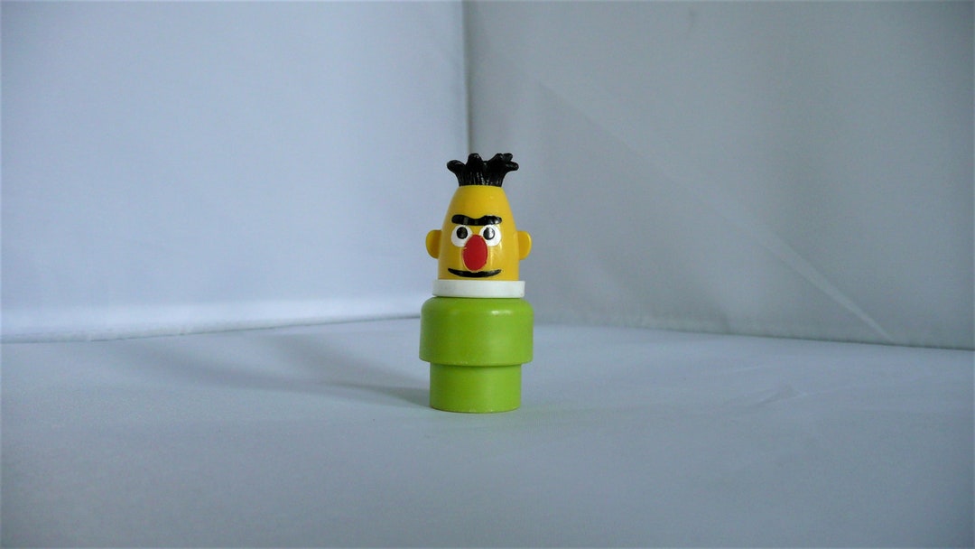 Vintage Fisher Price Sesame Street Little People-bert-pretend - Etsy