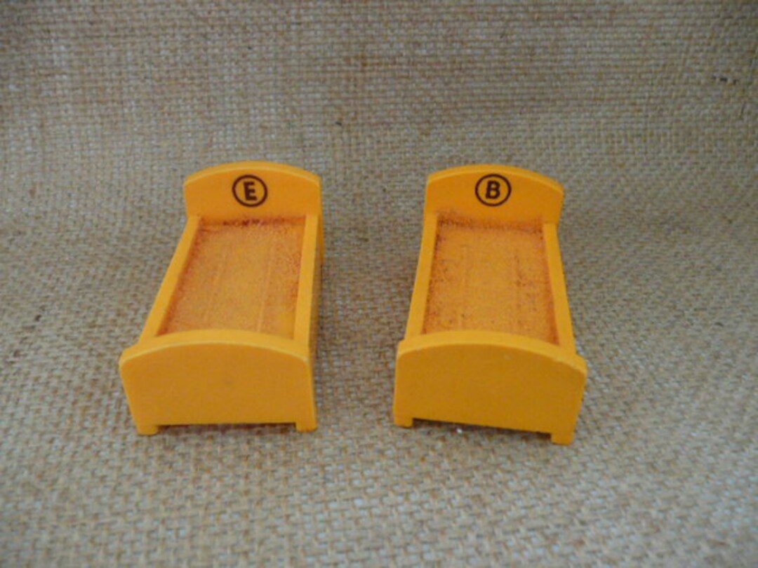 Vintage Fisher Price Sesame Street Bert and Ernie Beds-pretend Play938 ...
