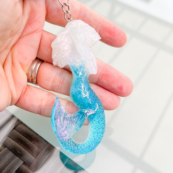 Mermaid Keychain - Etsy