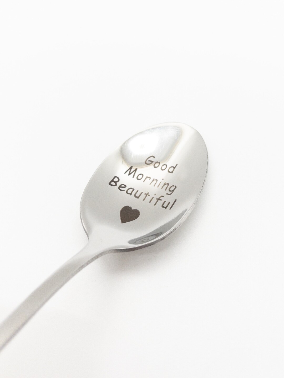 Good Morning Beautiful Spoon, Laser Engraved Coffee/ice Cream Spoon ...