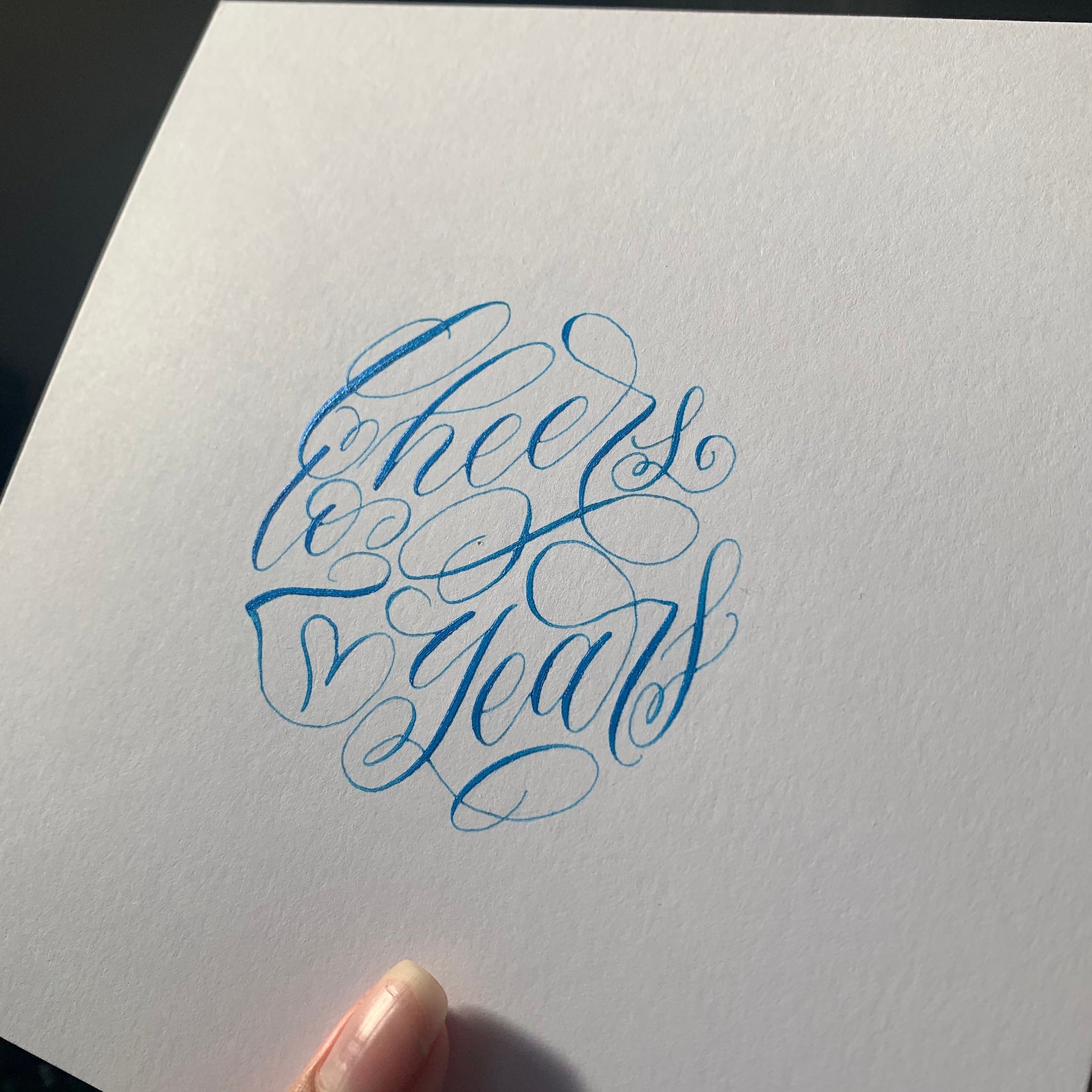 Circle Design Handwritten Personalised Custom Calligraphy - Etsy