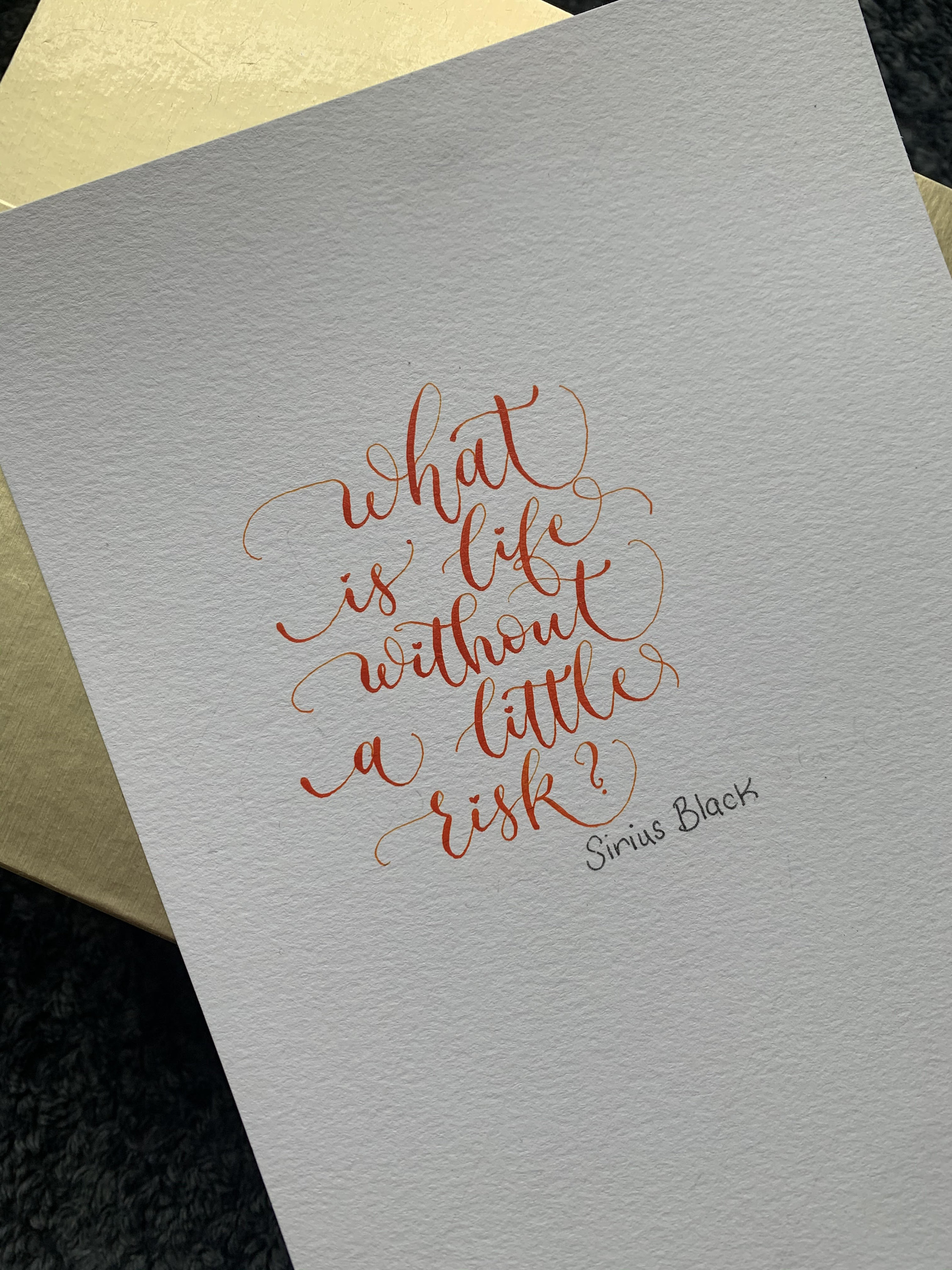 A5 Custom Calligraphy Handwritten Quote Wall | Etsy UK