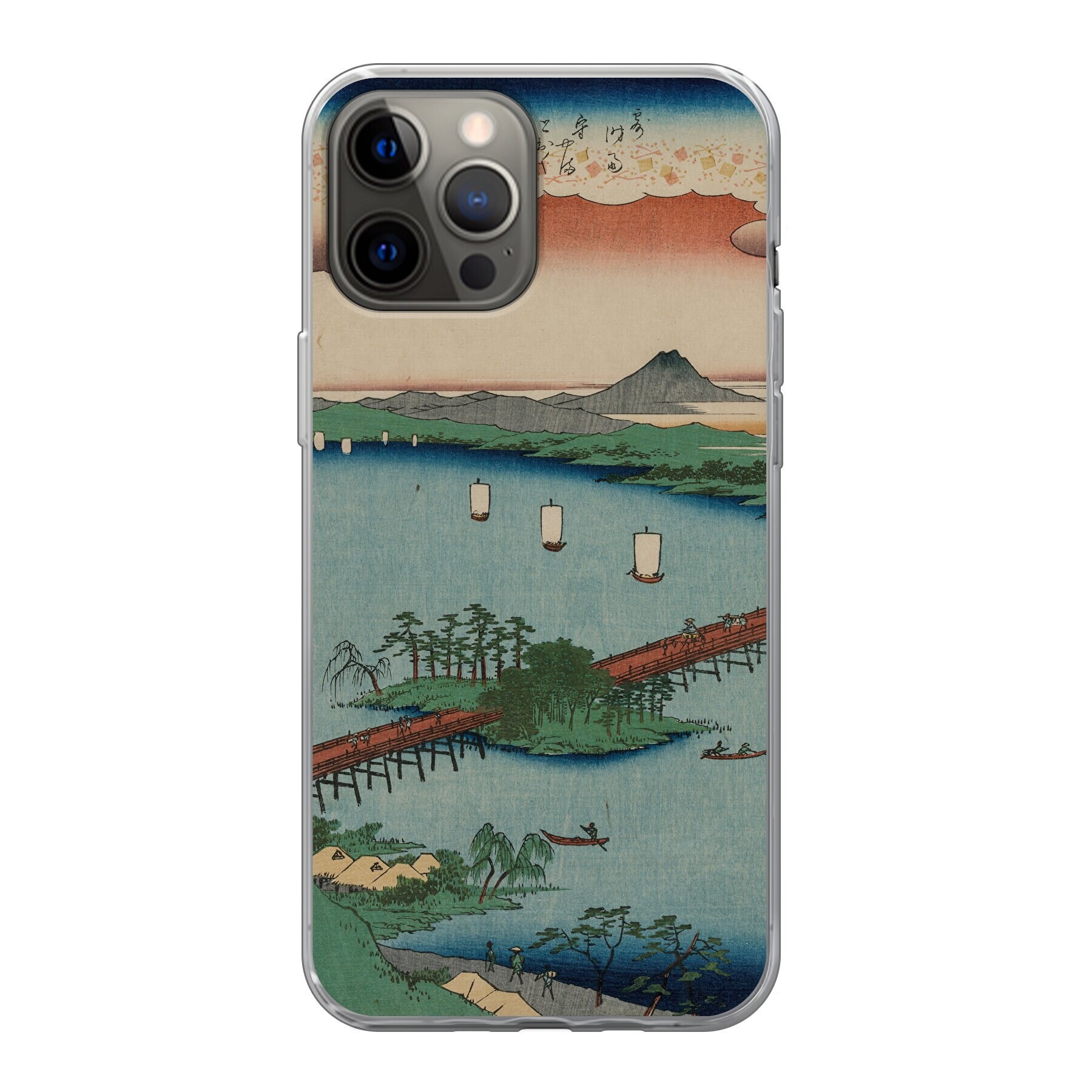 Hiroshige Phone Case Japanese Cover for Iphone 8 SE Xs Xr - Etsy UK