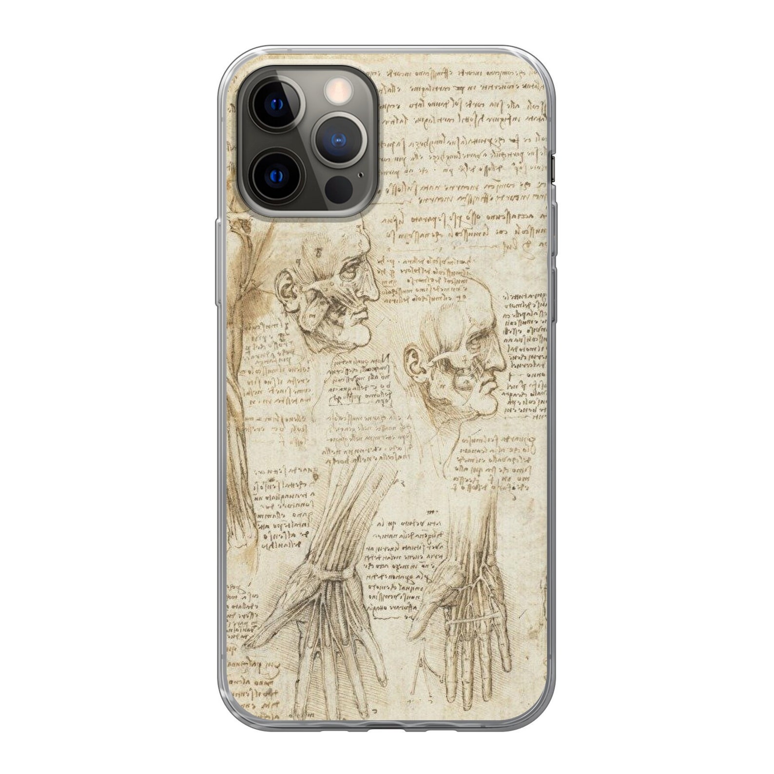 Da Vinci Phone Case Anatomy Cover for Iphone SE Xs Xr 11 - Etsy