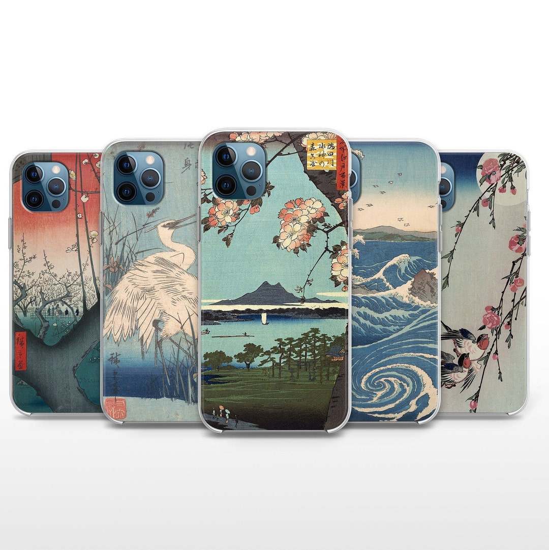 Hiroshige Japanese Art Phone Case: Iconic Painting Cover - Etsy