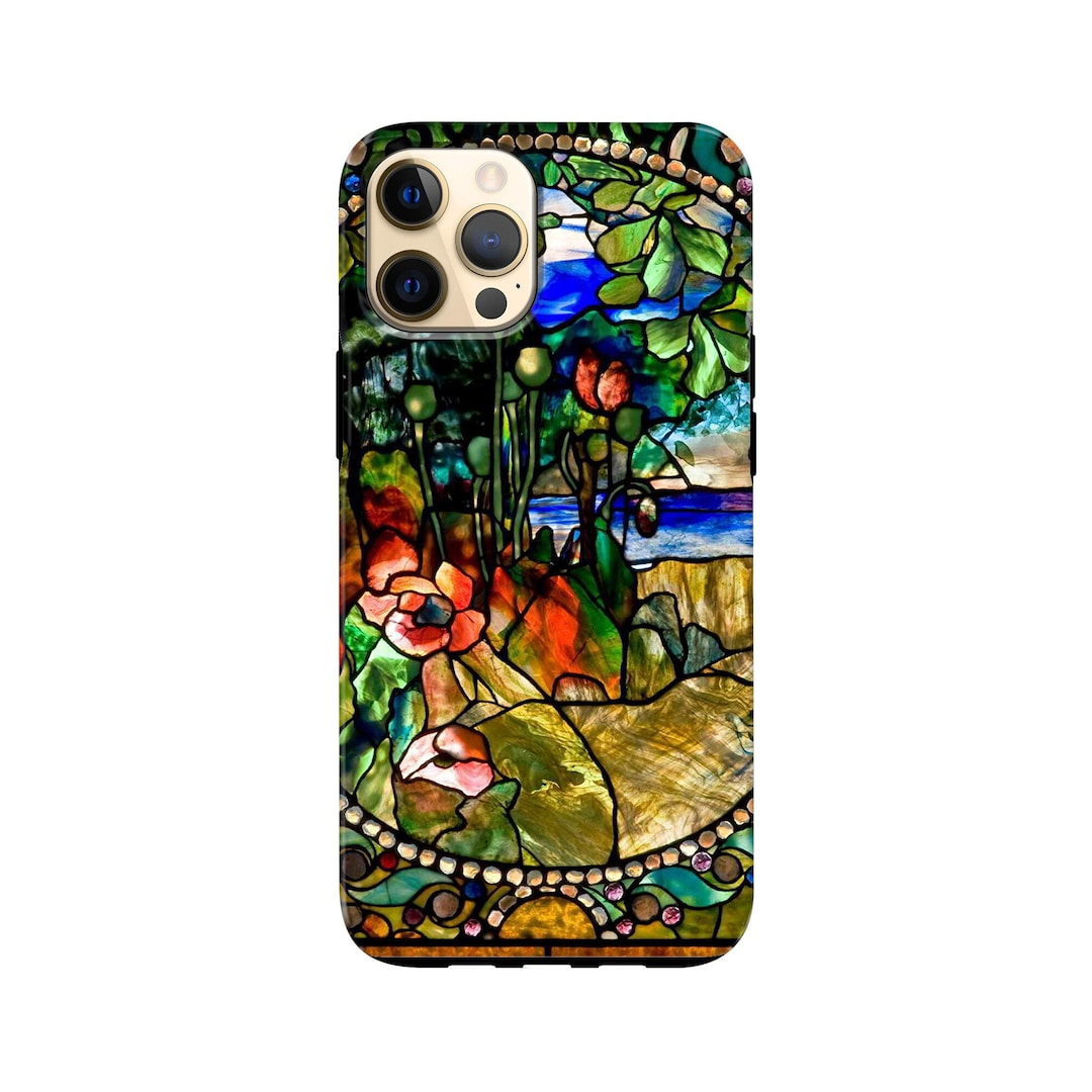 Louis Comfort Tiffany Phone Case, Stained Glass Art Cover - Etsy