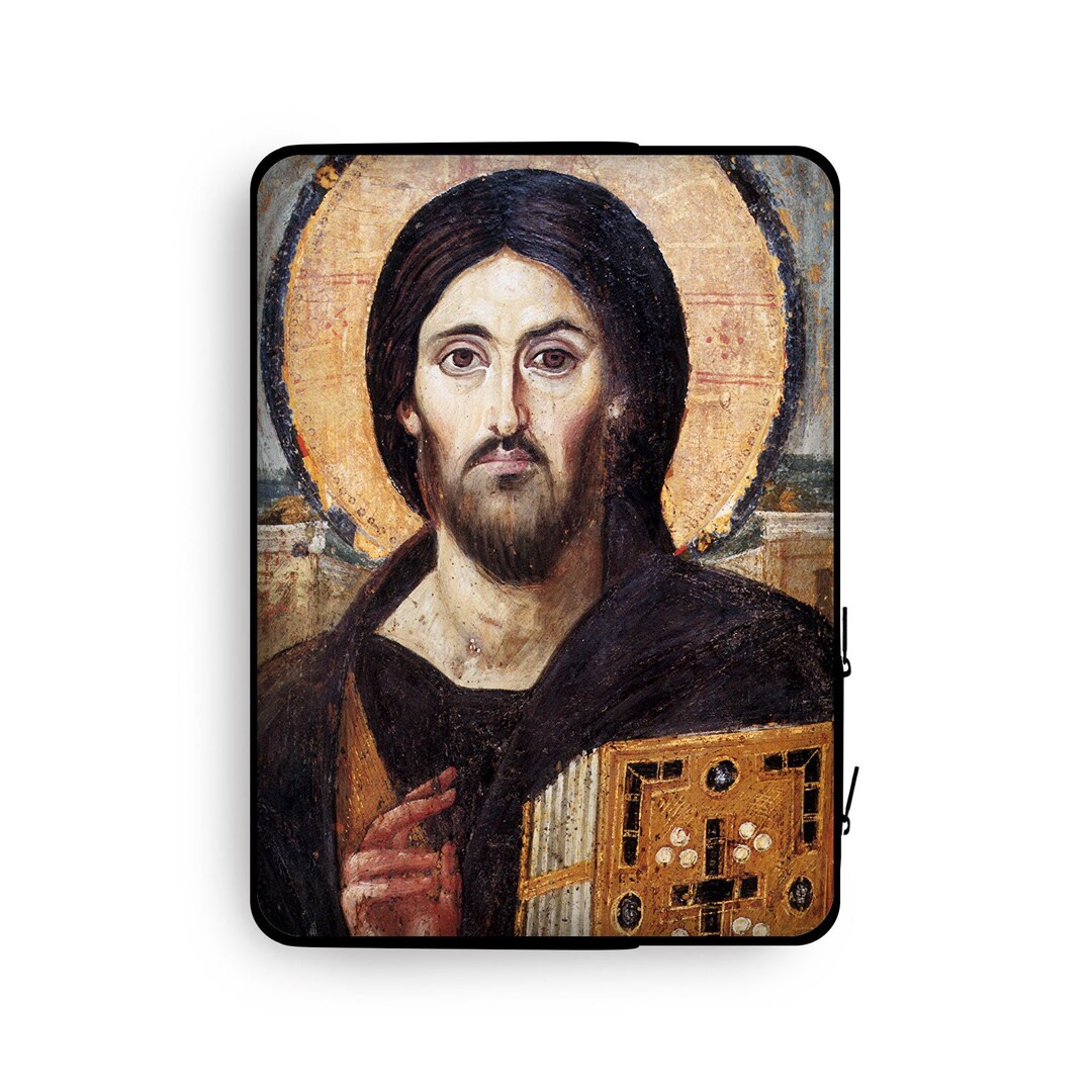 Luxury MacBook Air Jesus Case, Christ Pantocrator Orthodox Icon Laptop ...