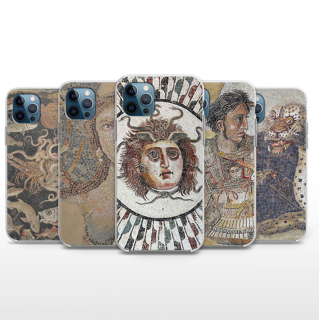 Ancient Greece Mosaic Phone Case: Art History Cover - Etsy