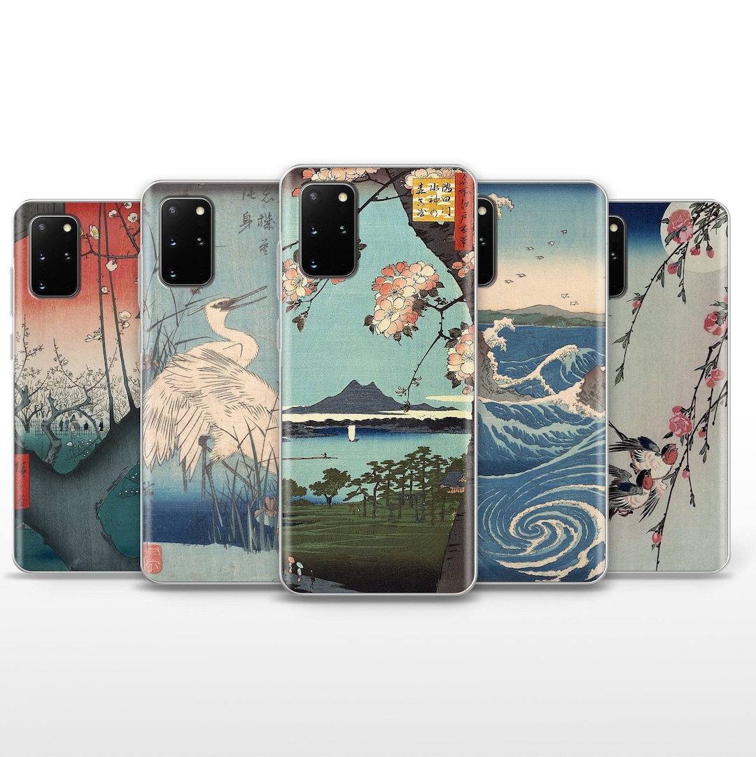Iconic Japanese Phone Case Hiroshige Cover for Samsung Galaxy S23, S24 ...