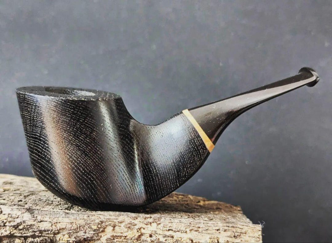 Smoking Pipe - Tobacco Pipe Handmade Bog Oak - Modern Tobacco Pipe ...