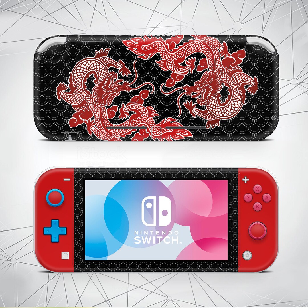 Dragon Art Nintendo Switch Lite Skin, Portable Gaming Console, Wrap ...