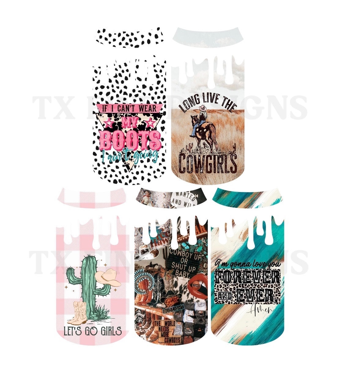 Western Drip Can Digital Cardstock, Digital Download, Digital Files - Etsy