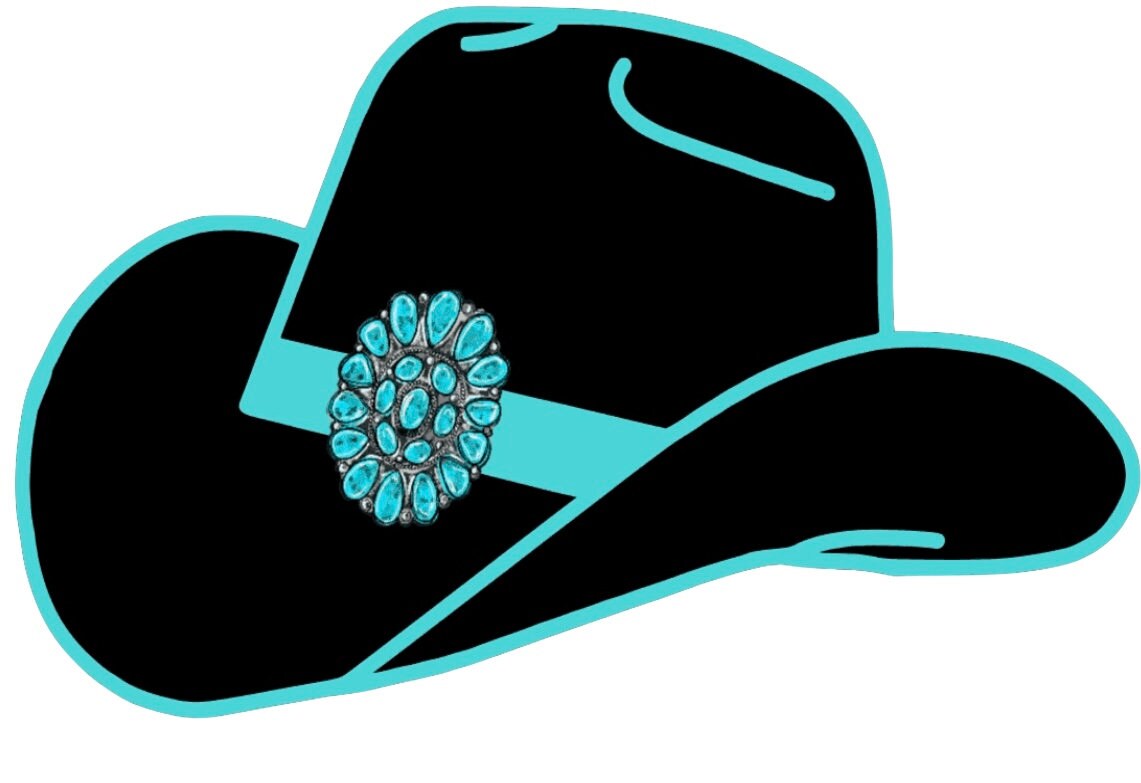 Cowboy Hat Digital Download, Western Digital Cardstock, Digital File ...