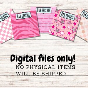 Car Freshie Bag Inserts, Digital Download, Digital Inserts - Etsy