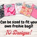 Car Freshie Bag Inserts, Digital Download, Digital Inserts - Etsy