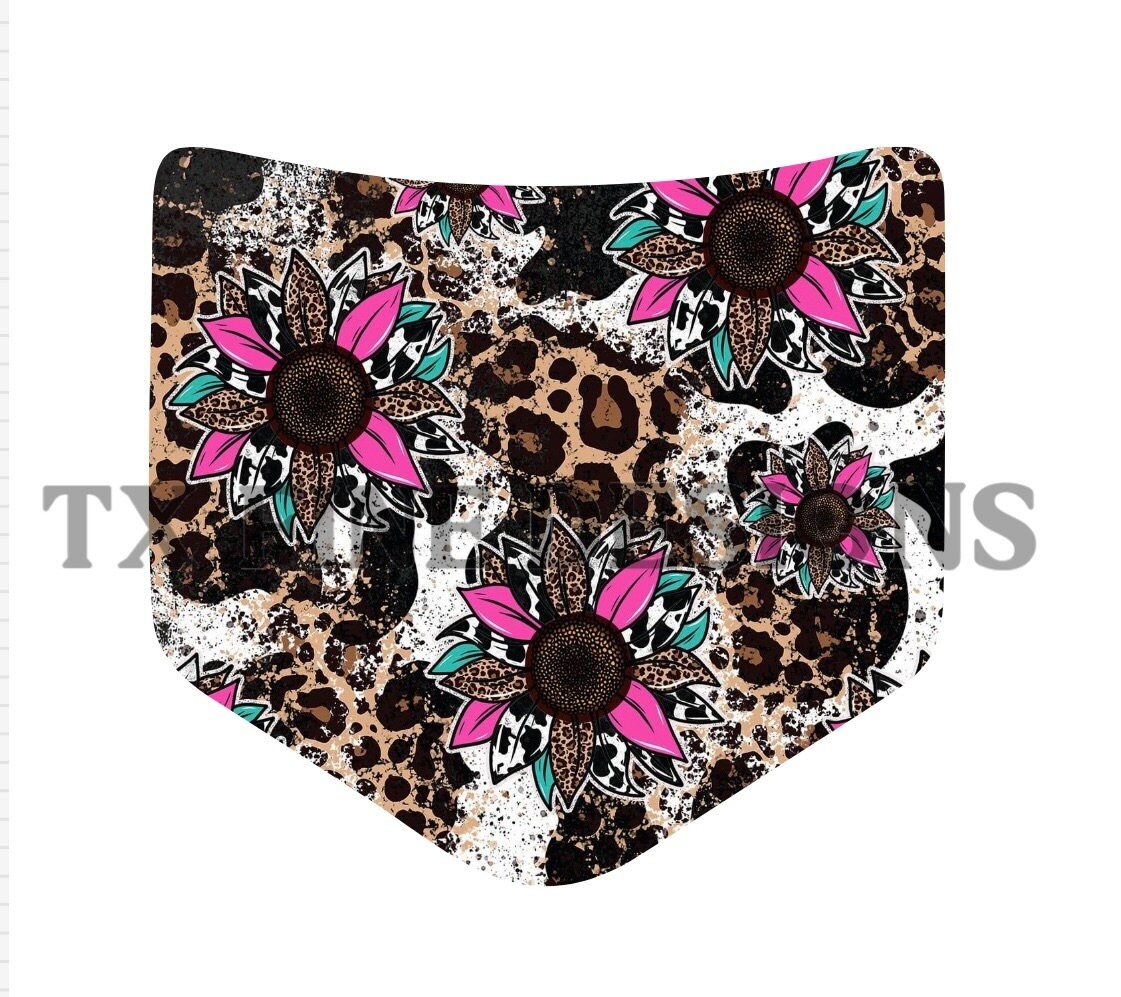 Western Pocket Digital Cardstock, Digital Files, Freshie Pocket - Etsy