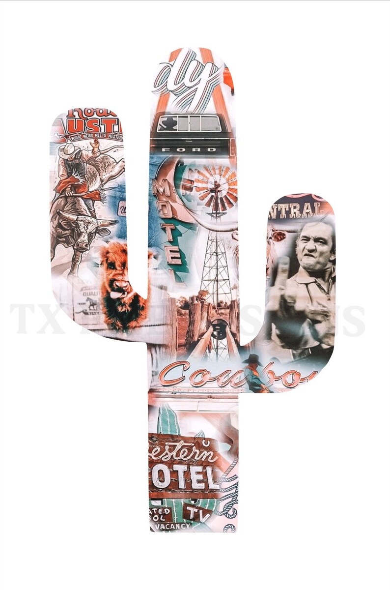 Western Cactus Cardstock Digital Download Digital Cardstock - Etsy