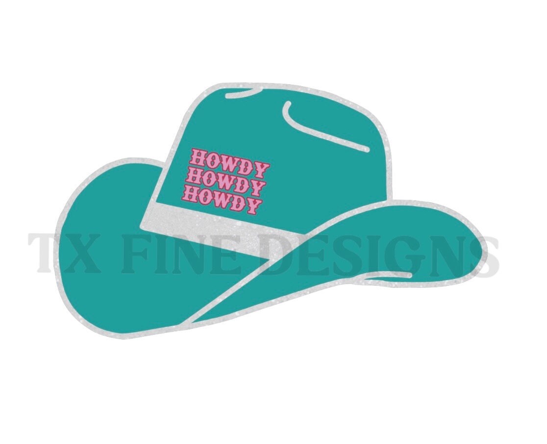 Cowboy Hat Digital Download Western Digital Cardstock - Etsy