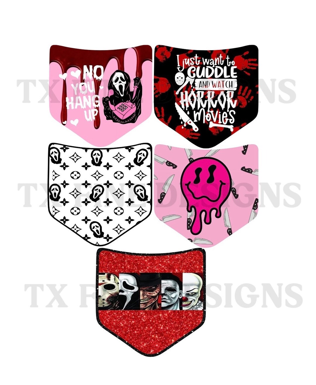 Halloween Pockets Digital Card Stock, Digital Files, - Etsy