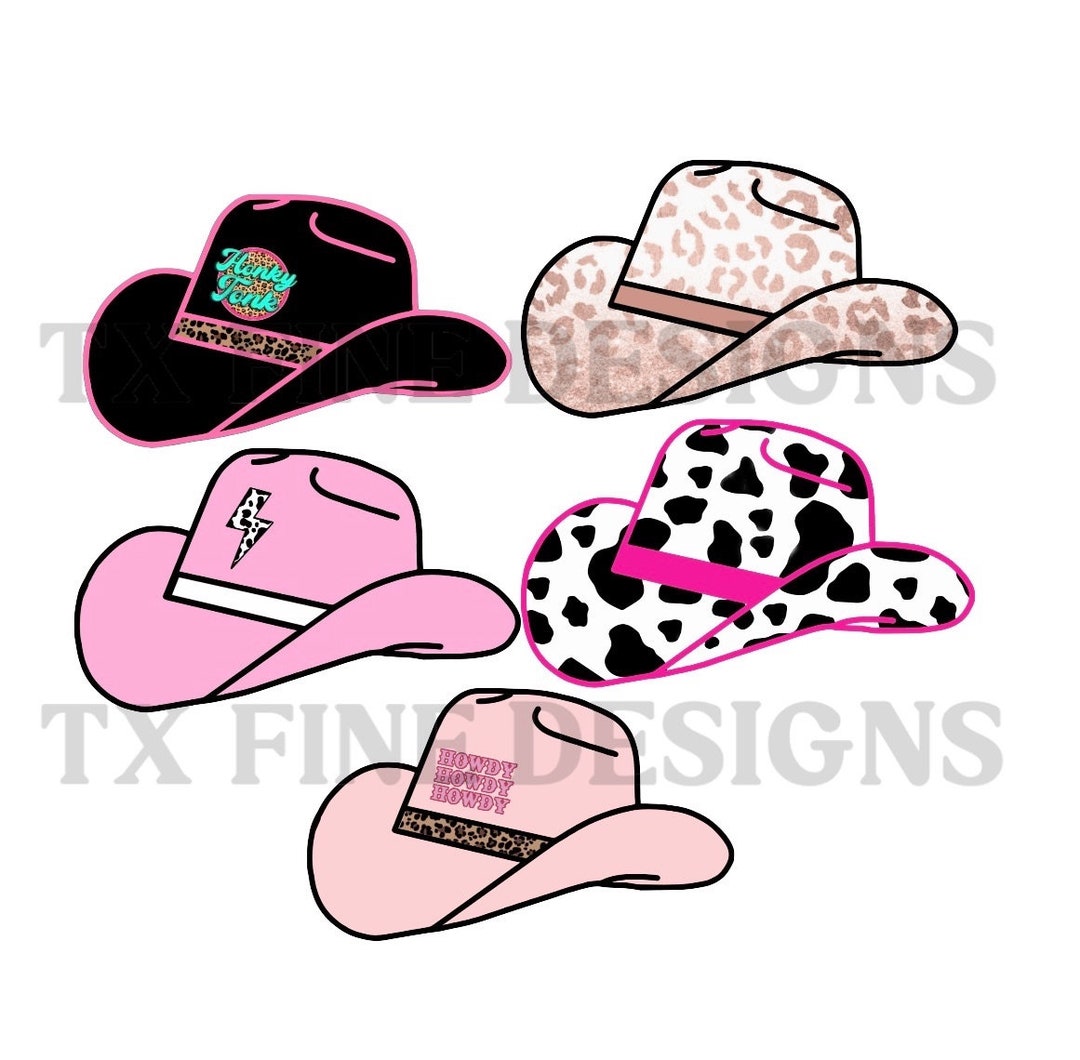 Cowboy Hat Digital Download, Western Digital Cardstock, Digital File ...