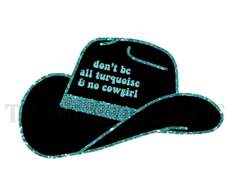 Cowboy Hat Digital Download Western Digital Cardstock - Etsy
