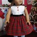 Holiday Plaid 18 Doll Mary Ellen Doll Outfit - Etsy