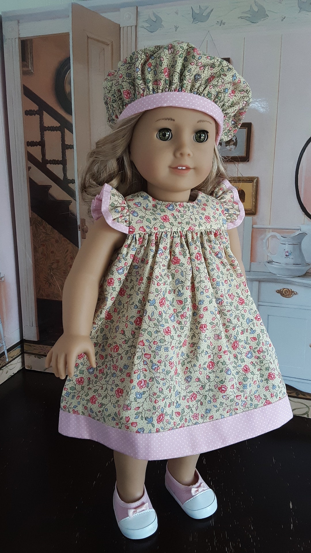 Sundress Hat Panties 18 American Girl Dolls Etsy