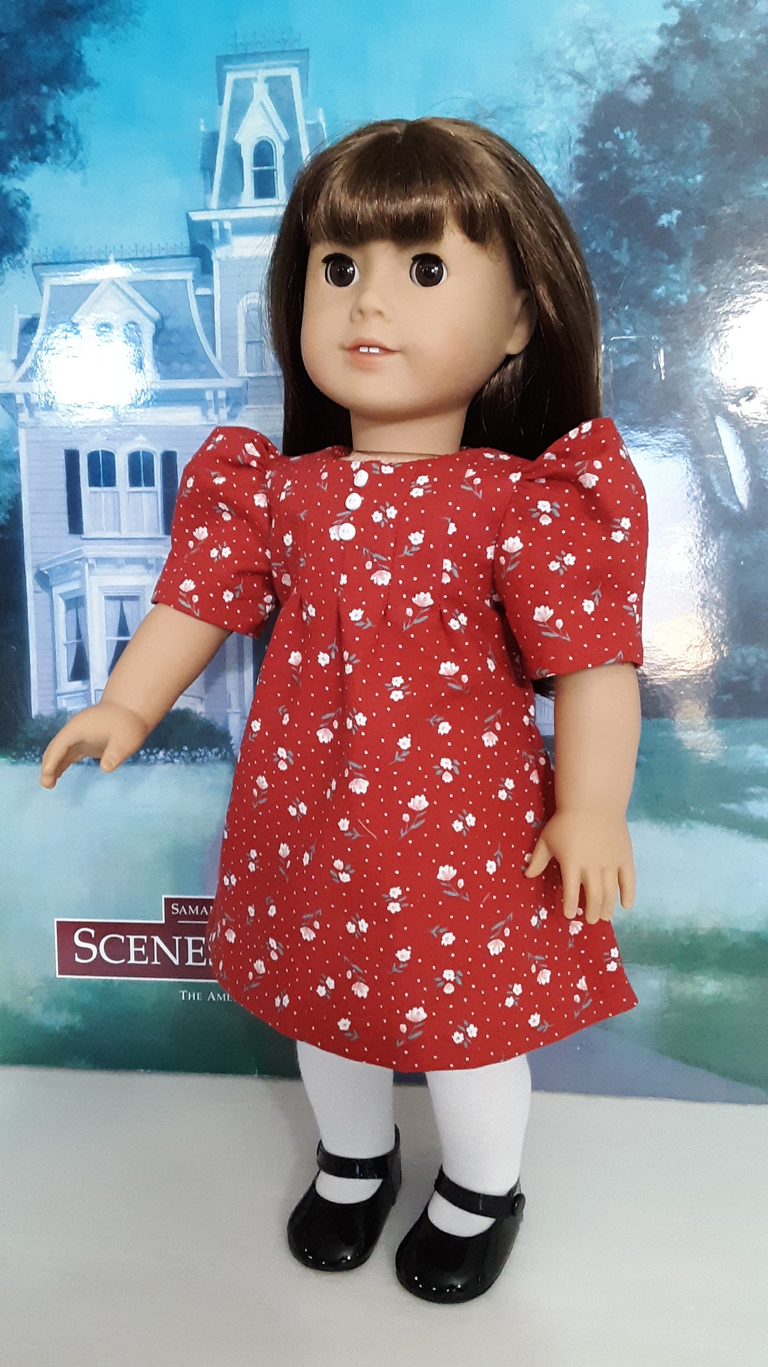 Cute School Dress Fits 18 American Girl Dolls Etsy