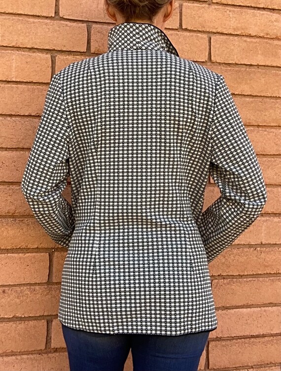 Vintage 1970s Checkered Blazer - Gem